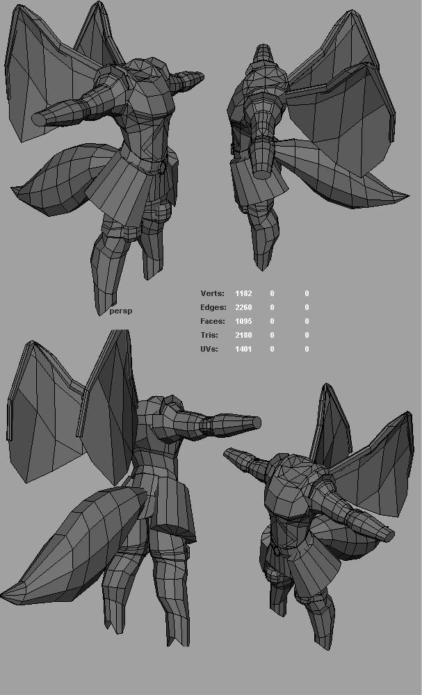 [Character Model] My first character model — polycount